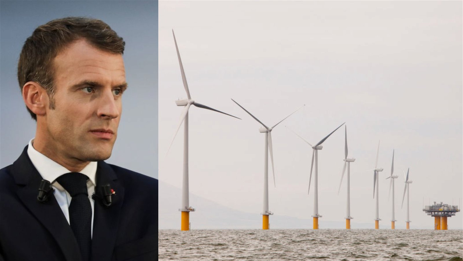 Macron krijgt het op zijn heupen door slome vooruitgang windparken ...