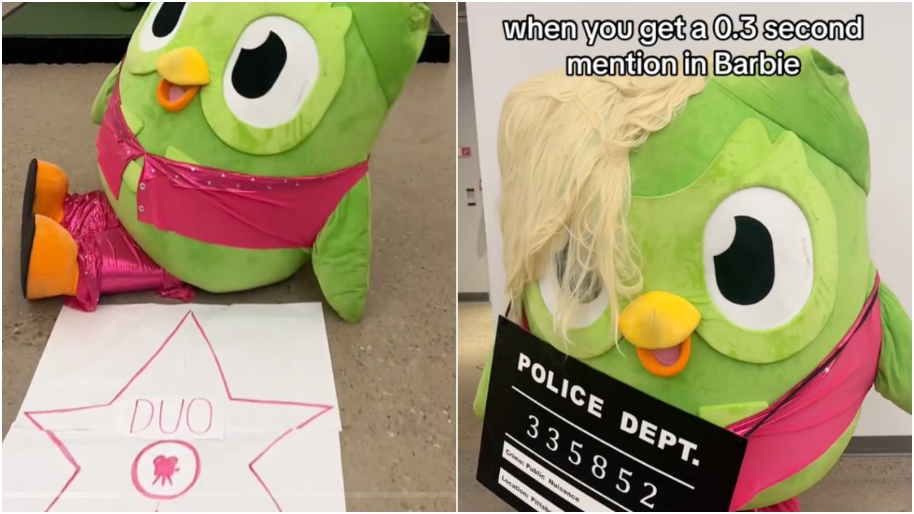Duolingo-uil deelt hilarische reactie op minirol in 'Barbie' - Newsmonkey