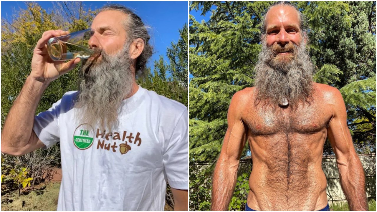 Ex-Versace model dankt jeugdige looks aan het drinken van eigen urine ...