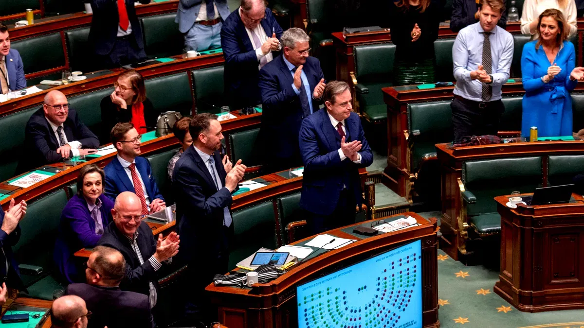 Le Parlement a approuvé l'accord de coalition