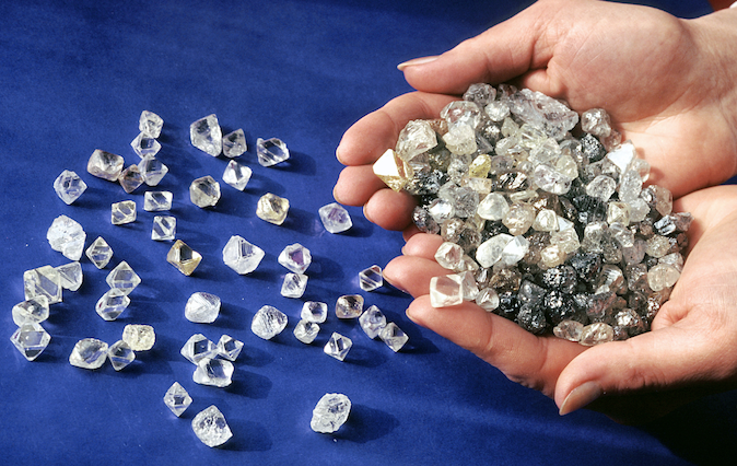 Productie ruwe diamanten met meer dan een tiende ingekrompen - Business AM