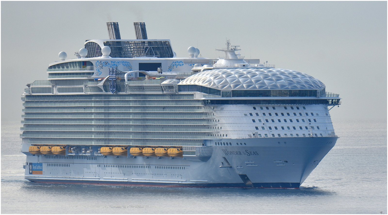 9.000 zielen en 360 meter lang: 's werelds grootste cruiseschip staat ...